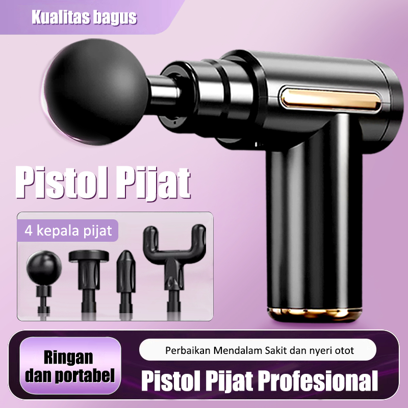 Jual Alat Pijat Mini Fascial Gun Massage Gun Smart Alat Pijat Gym ...