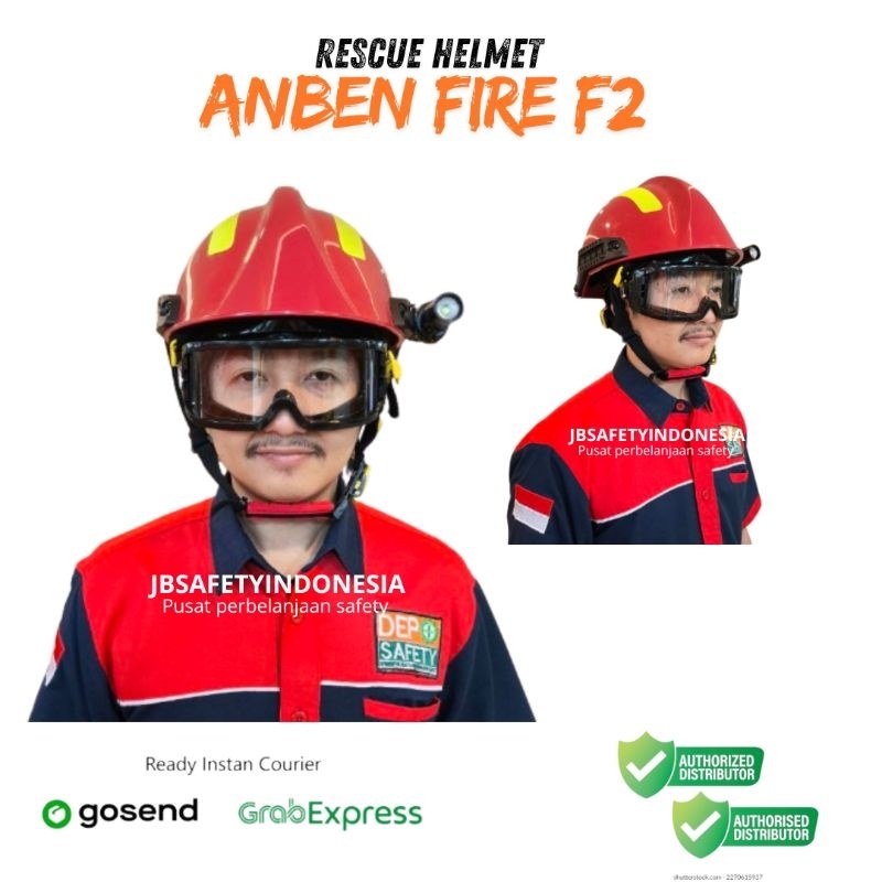 Jual RESCUE HELMET ANBEN FIRE MODEL F2 - HELM DAMKAR PEMADAM | Shopee Indonesia