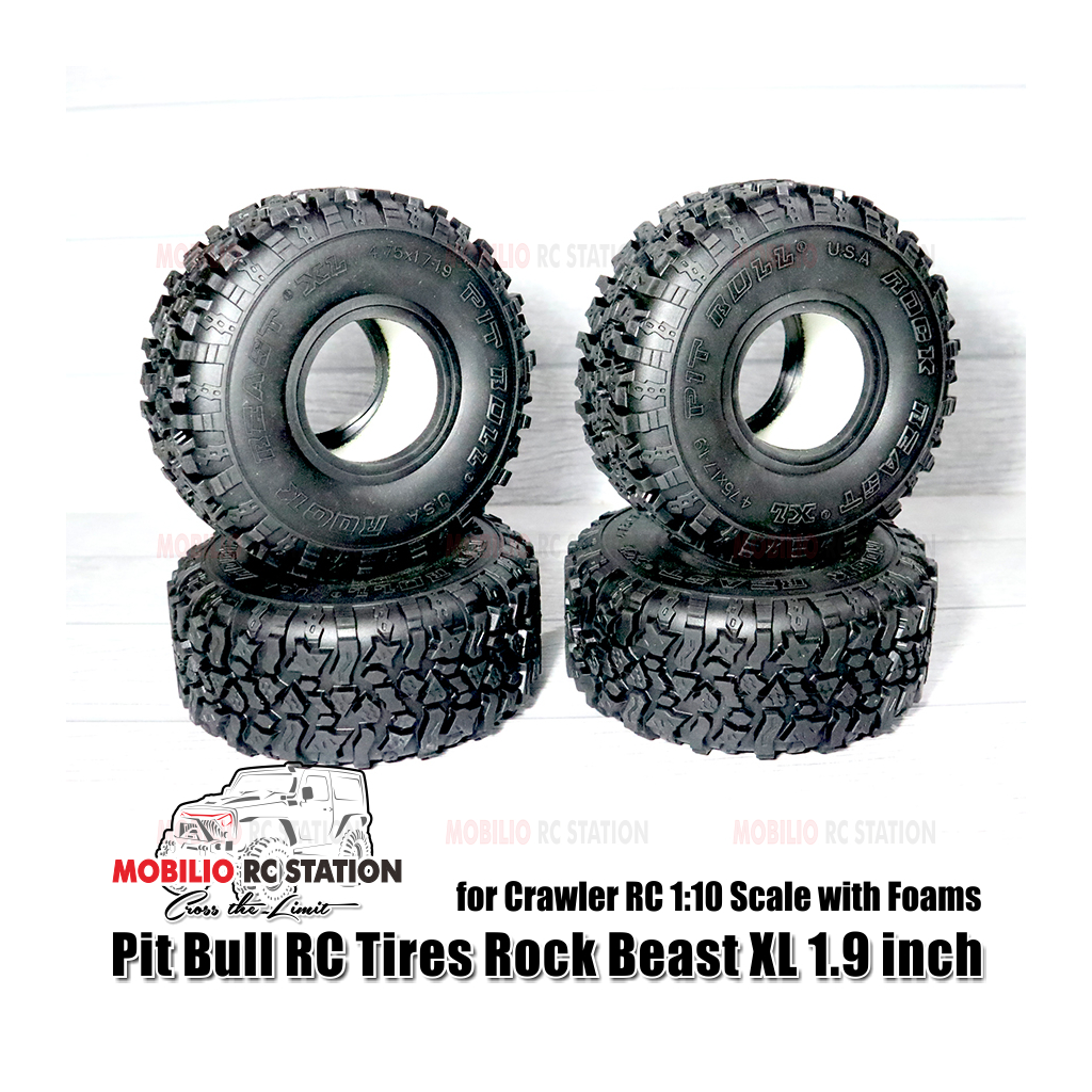 Jual Pit Bull Tires Ban Rock Beast XL 1.9 inch RC 1:10 Crawler with ...