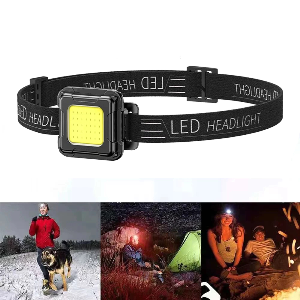 Jual Senter Kepala Mini Head Lamp Sorot Jauh Dekat Led Rechargeable+ ...