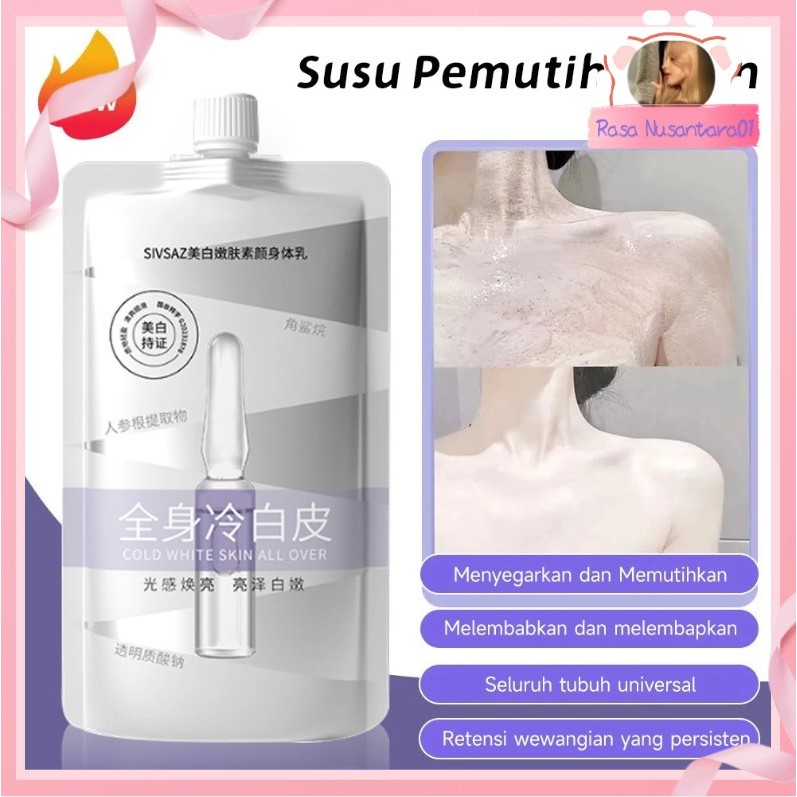 Jual 2 IN 1 Bleaching Badan Pemutih Lotion 200gr Whitening Cream Badan ...