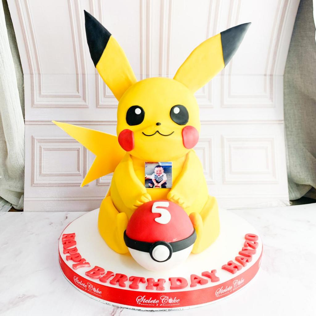 Jual Kue Ulang Tahun/Birthday Cake/Kue Birthday Tema Pokemon/Kue 3D/Kue ...