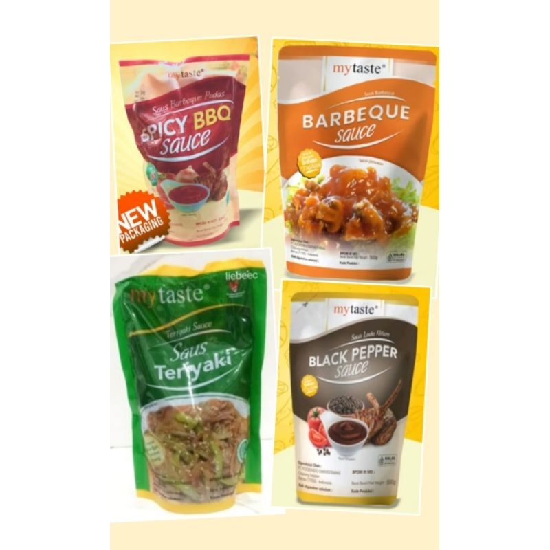 Jual My Taste Saus Blackpepper/Barbeque/Teriyaki/Bulgogi/Gotjujang ...