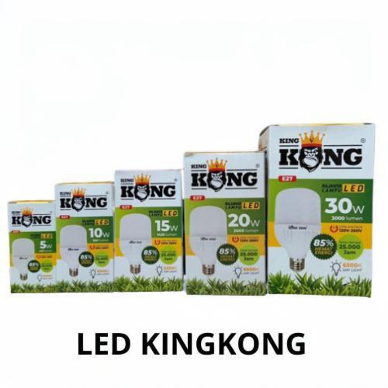 Jual KINGKONG BOHLAM LAMPU LED CAPSULE JUMBO LAMPU LED MURAH SUPER TERANG 5W 10W 15W 20W 30W 40W ...