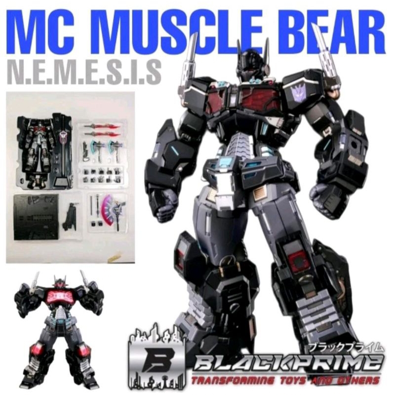 Jual MC Muscle Bear Dark Optimus Prime MC Nemesis Prime Shattered Glass ...