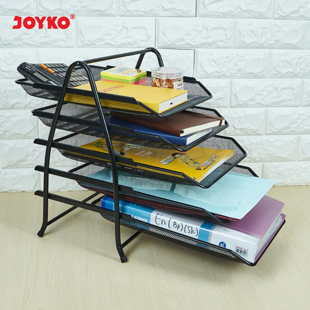 Jual Joyko Document Tray METAL / Rak Kertas 2 Tingkat 3 Tingkat 4 ...