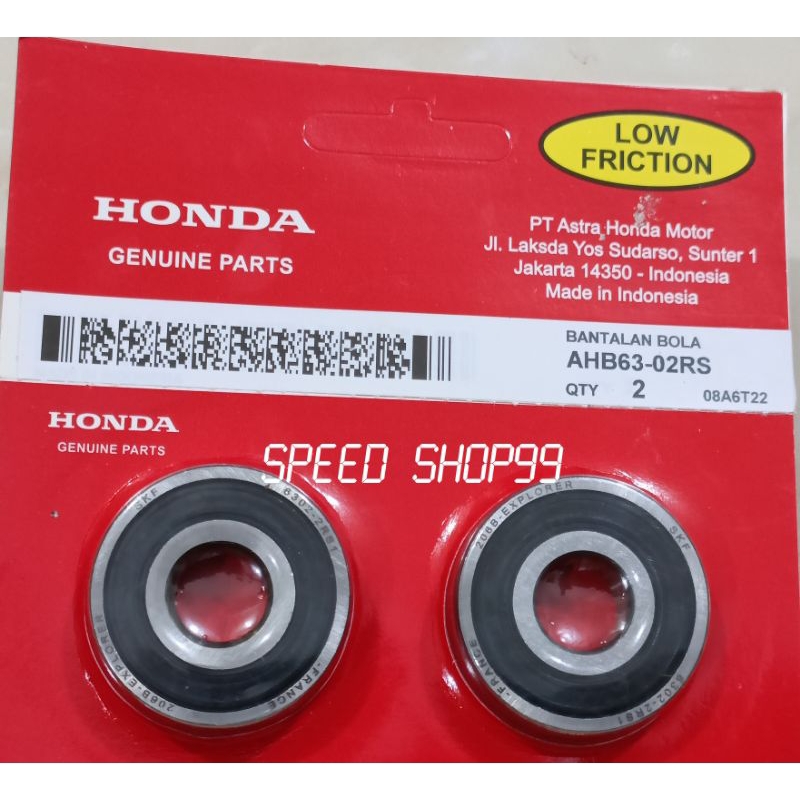 Jual BEARING RODA BELAKANG 6302RS KANAN KIRI CB150R NEW LED CBR150R K45 ...