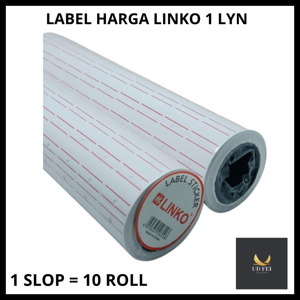 Jual (1 SLOP=10ROLL) Label Harga / Isi Label Harga / Refill Label Harga ...