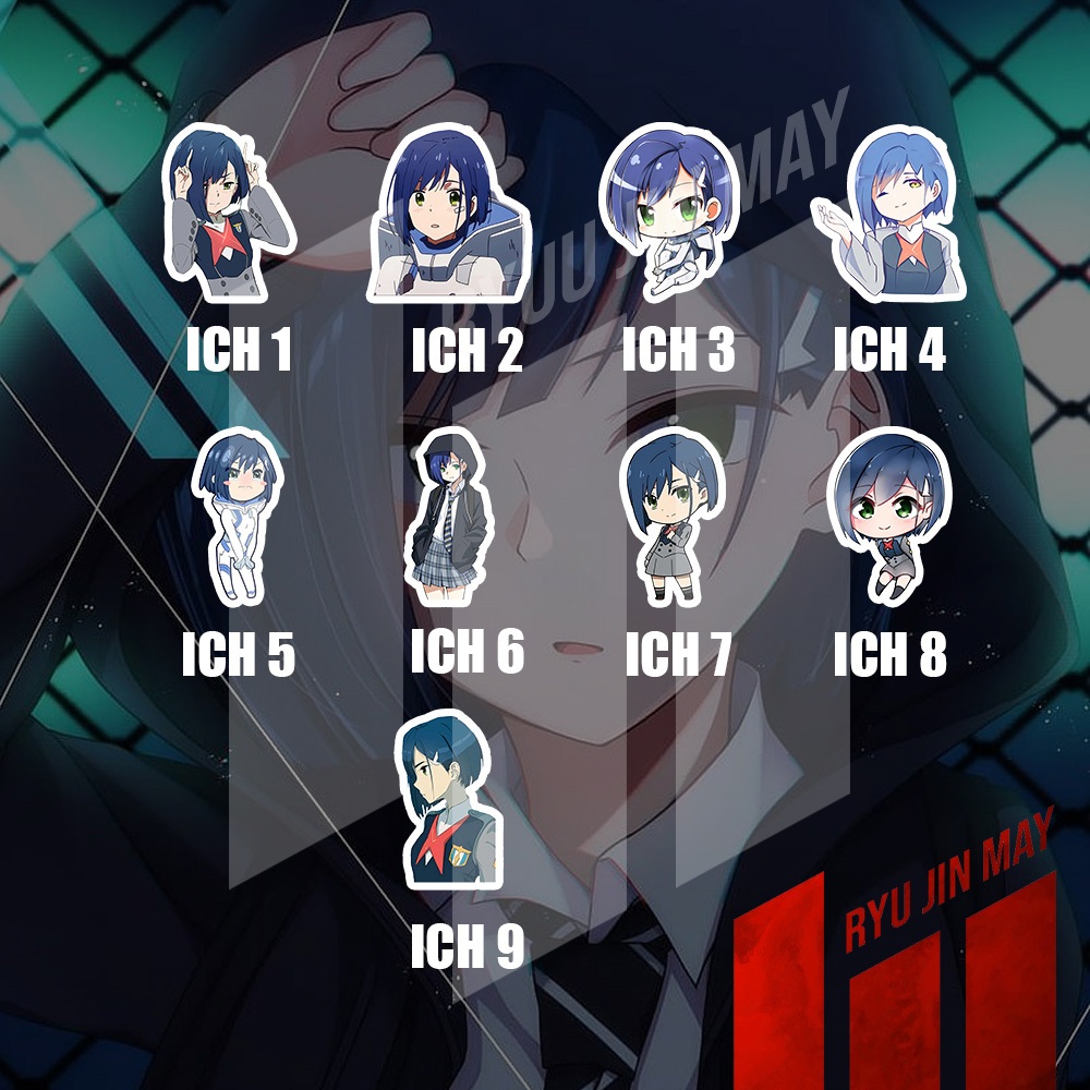 Jual Sticker Anime - Darling in the Franxx - Ichigo | Shopee Indonesia