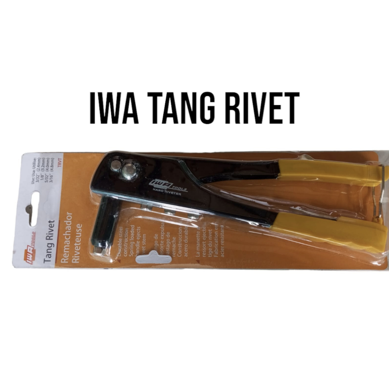 Jual IWA Tang Rivet Hand Rivet 9.5inch - Tang Paku Riveter 2.4MM - 4 ...