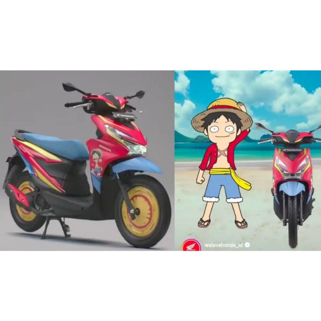 Jual 02200 Striping sticker setiker stiker motor Honda BeAT 2024 2025 ...