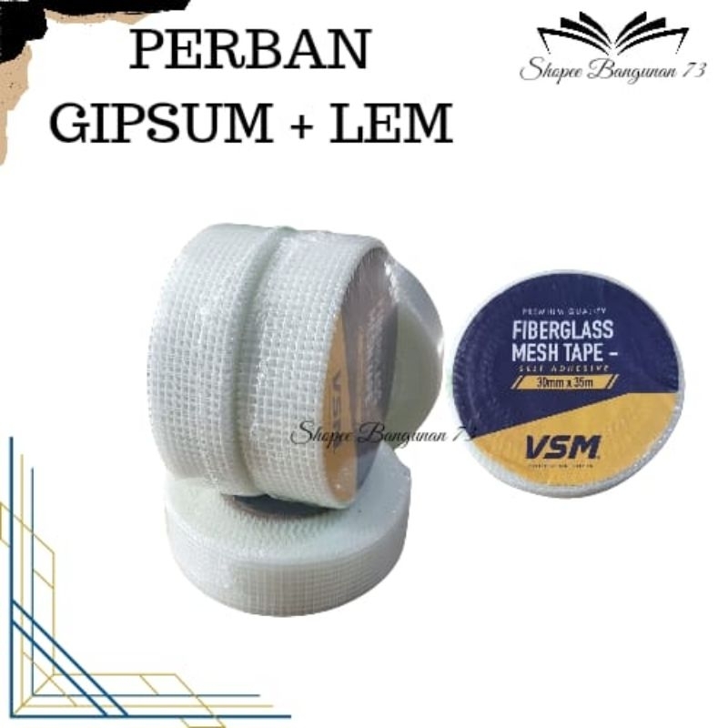 Jual PERBAN GYPSUM KASA ISOLASI ASBES VSM | Shopee Indonesia
