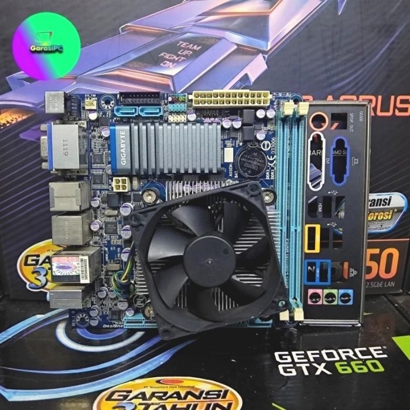 Jual Motherboard H61 Mini ITX Gigabyte Processor Intel i7-2600 ...