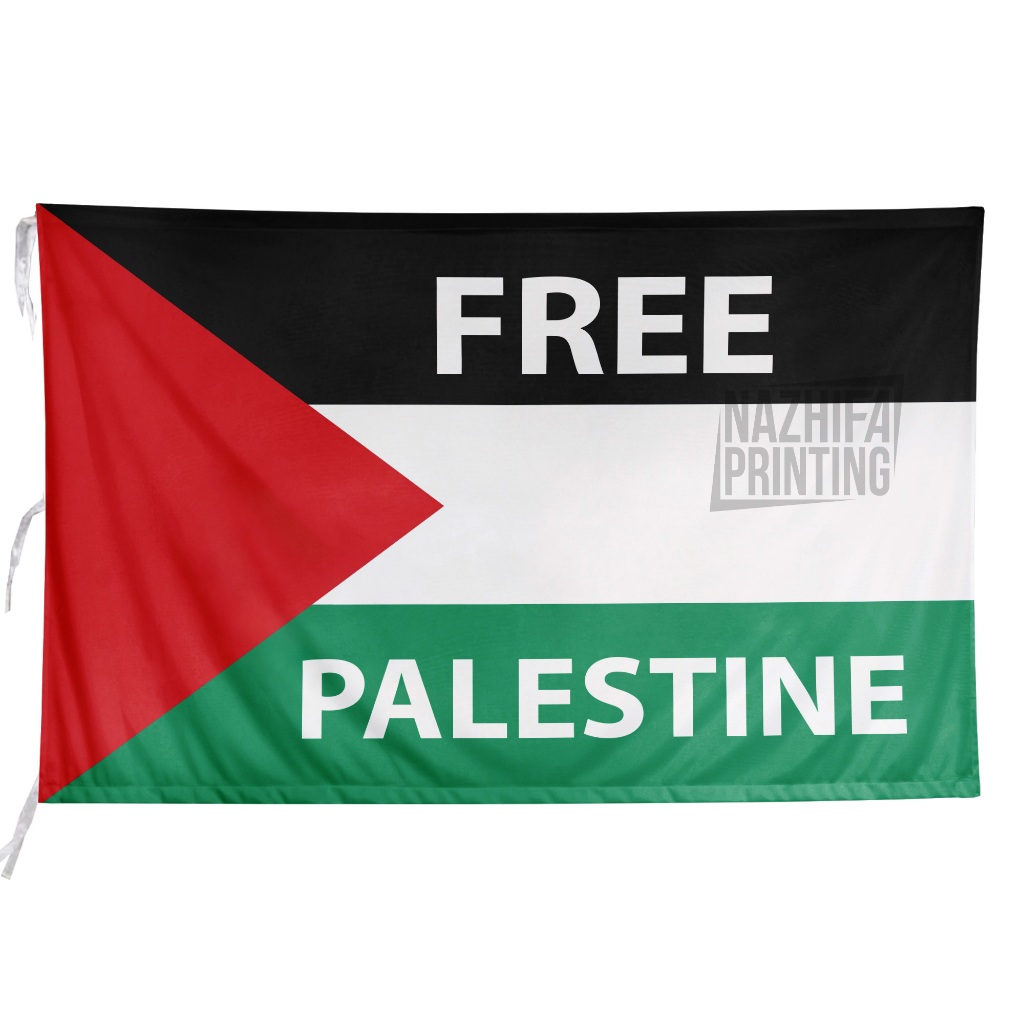 Jual Nazhifa Printing - Bendera Palestina / Free Palestine Flag ...