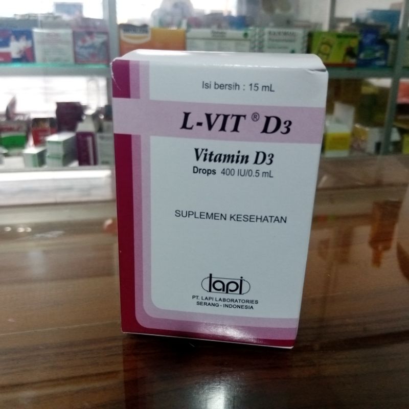 Jual L-VIT D3 400IU DROP | Shopee Indonesia