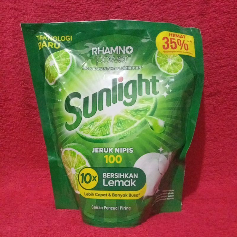 Jual Rhamno Power Sunlight Lemak Jeruk Nipis 10x Bersihkan Piring 910 ...