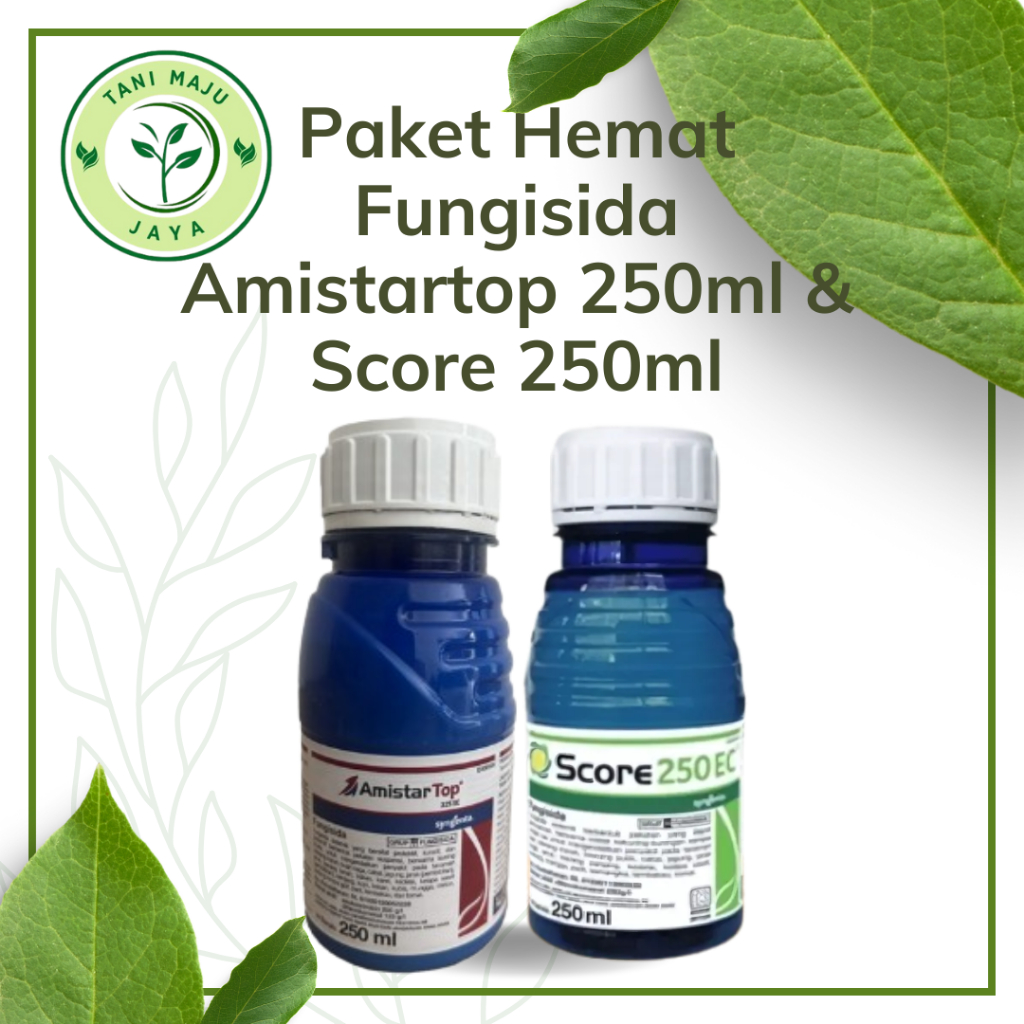Jual Paket Hemat Fungisida Amistartop 250ml & Fungisida Score 250ml Obat tanaman | Shopee Indonesia