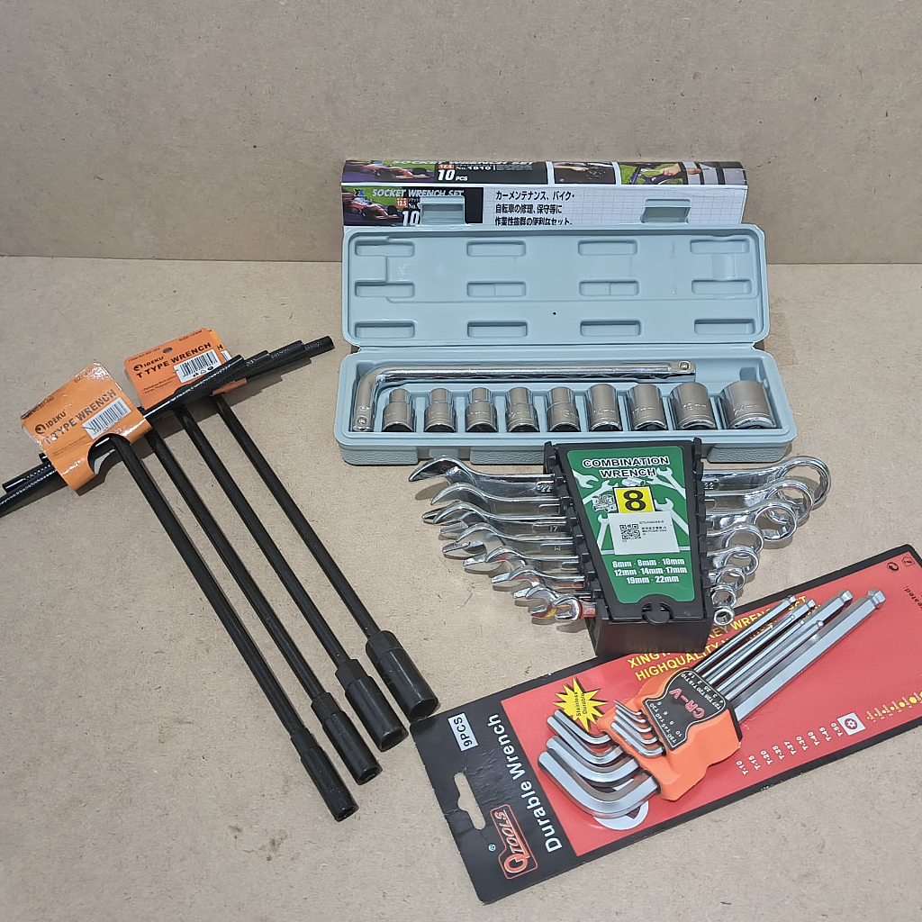 Jual Kunci Lengkap full set / Alat Bengkel Murah / Tools / Peralatan Bengkel | Shopee Indonesia