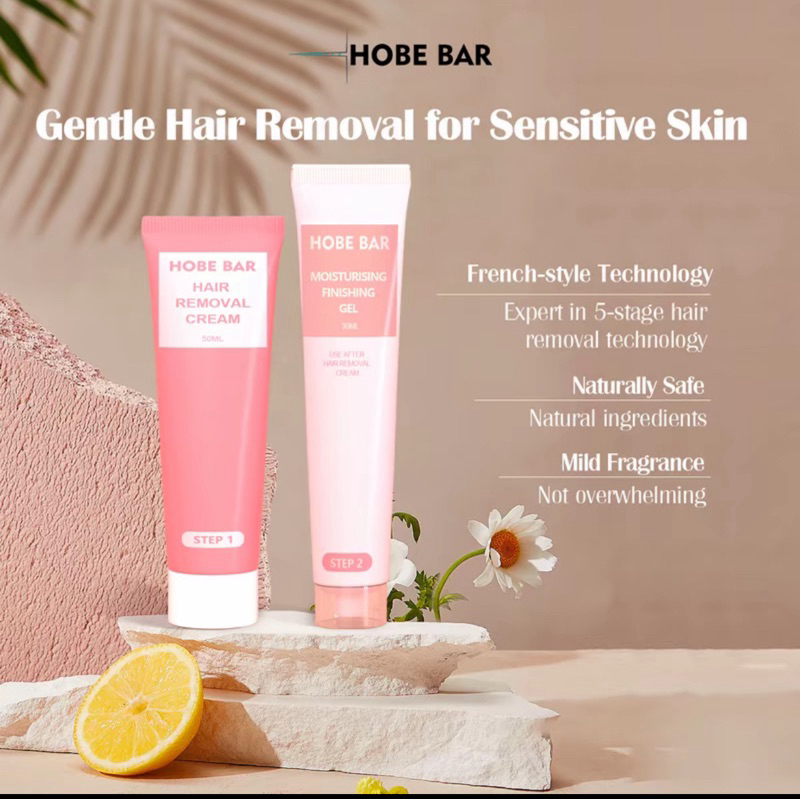 Jual HOBE BAR GENTLE HAIR REMOVAL CREAM/ KRIM PENGHILANG BULU EKSTRA ...