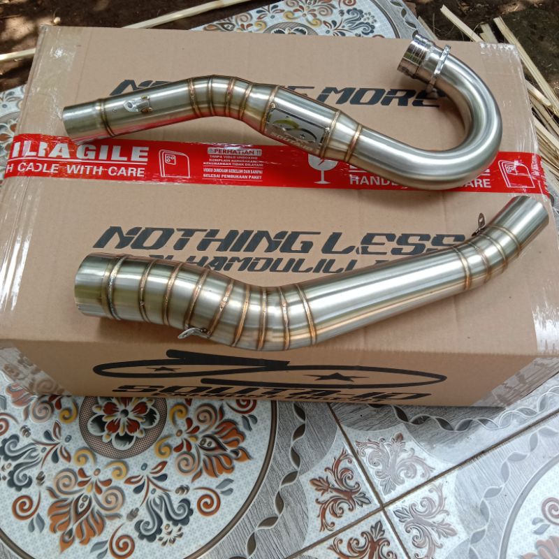 Jual pipa header knalpot WR155 KLX 150 Bf D-Tracker CRF 150l original ...