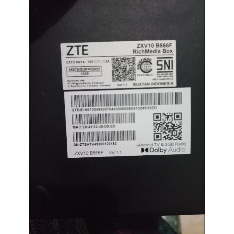 Jual STB B866F Android 11 2/32 ( ORI ) | Shopee Indonesia