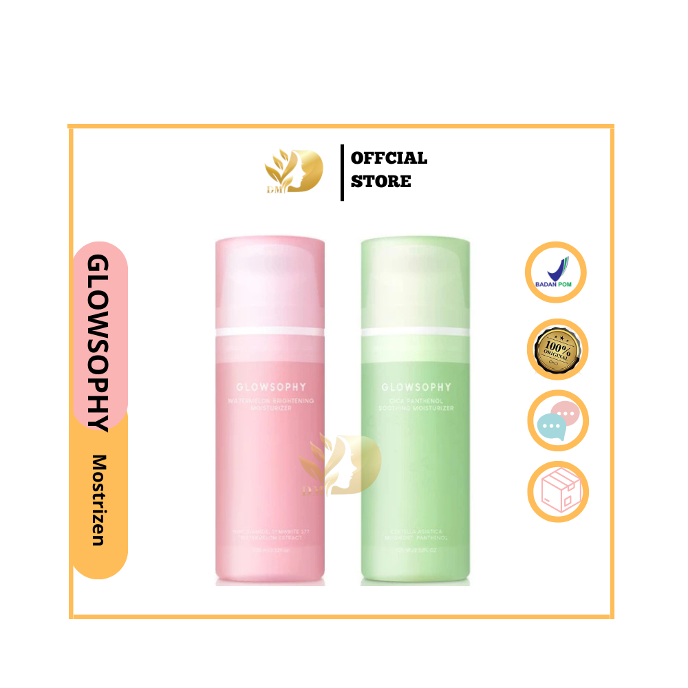 Jual GLOWSOPHY Watermelon Brightening Moisturizer - Skin Barrier Gel ...