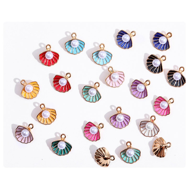 Jual 1 Buah Manik Charm Aesthetic Kerang Mutiara Cantik - City Beads ...
