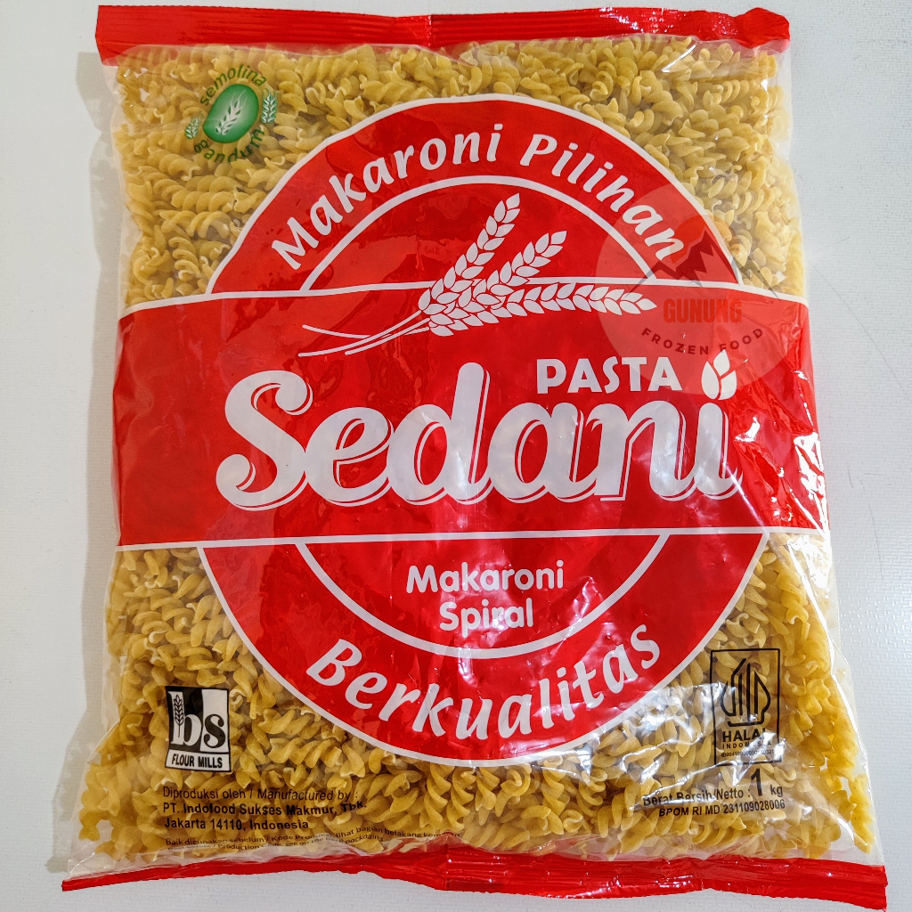 Jual Sedani Makaroni Spiral 1kg | Shopee Indonesia