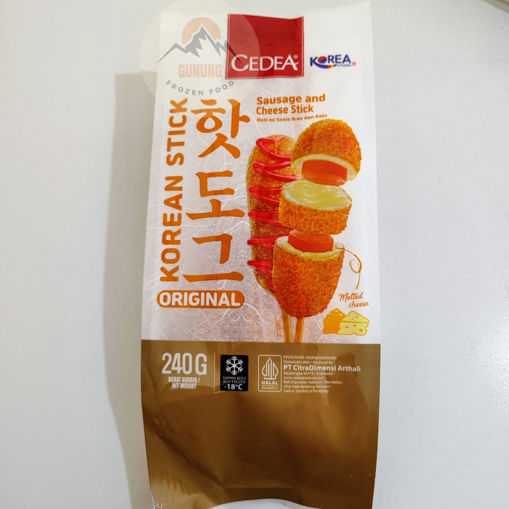 Jual Cedea Korean Stick Corndog Original 240gr isi 3pcs | Shopee Indonesia