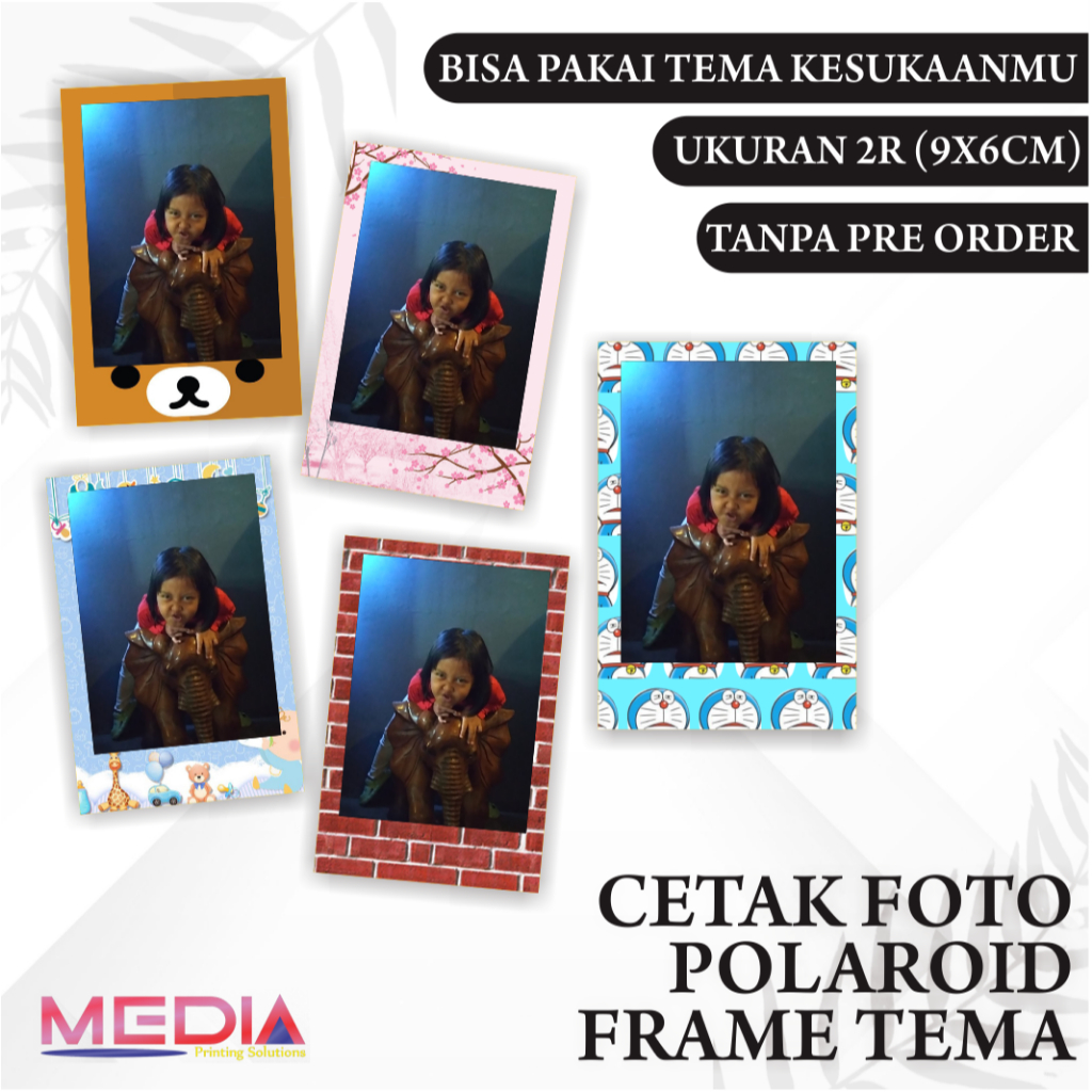 Jual Cetak Photo Polaroid 25 Foto 2R Sehari Jadi Ukuran Poto 9x6cm ...
