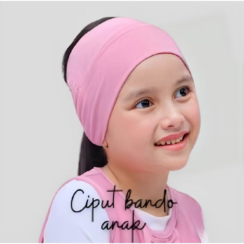 Jual Ciput Bando Anak Spandek Rayon Super Inner Bandana Hijab Kids ...