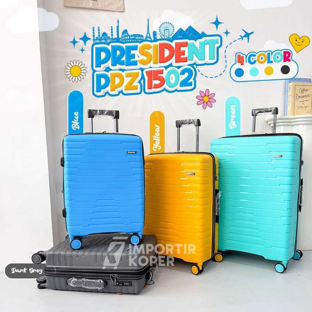 Jual Koper President Original Series 20 24 28 Inch TSA Lock Expandable ...