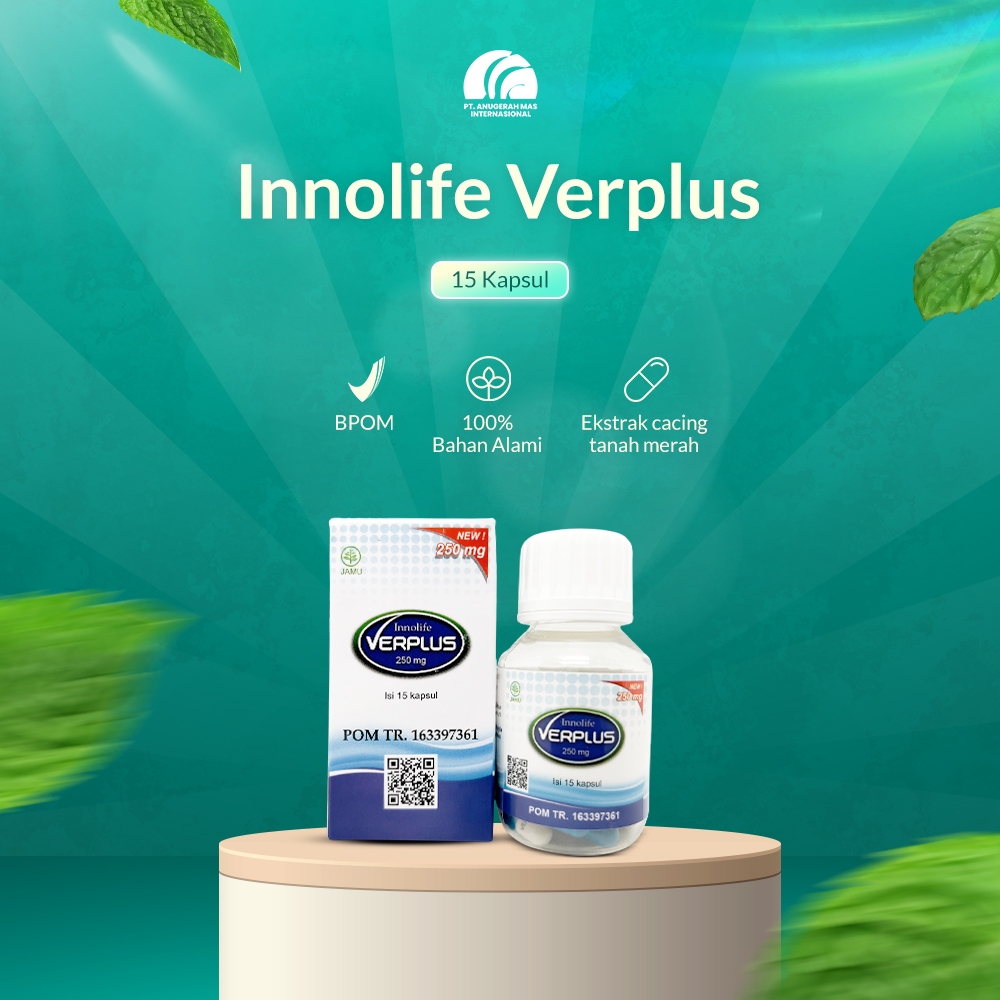 Jual Innolife Verplus - Kapsul Herbal - Ekstrak Cacing Tanah Merah ...