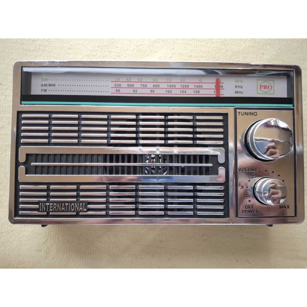 Jual RADIO PORTABLE INTERNASIONAL MODEL ANTIK CLASSIC JADUL AC/DC 2 ...