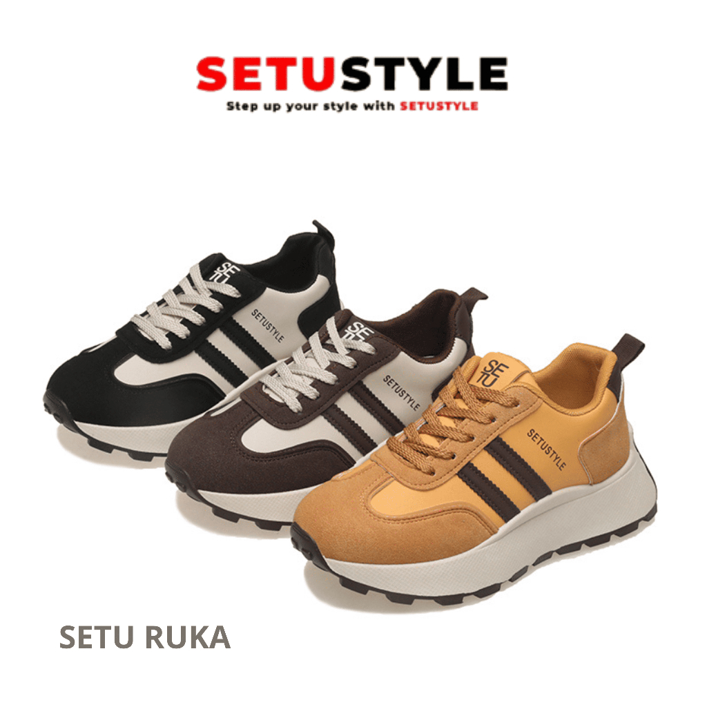 Jual SETU Ruka Sepatu Sneakers Wanita Casual Olahraga Korean Style ...