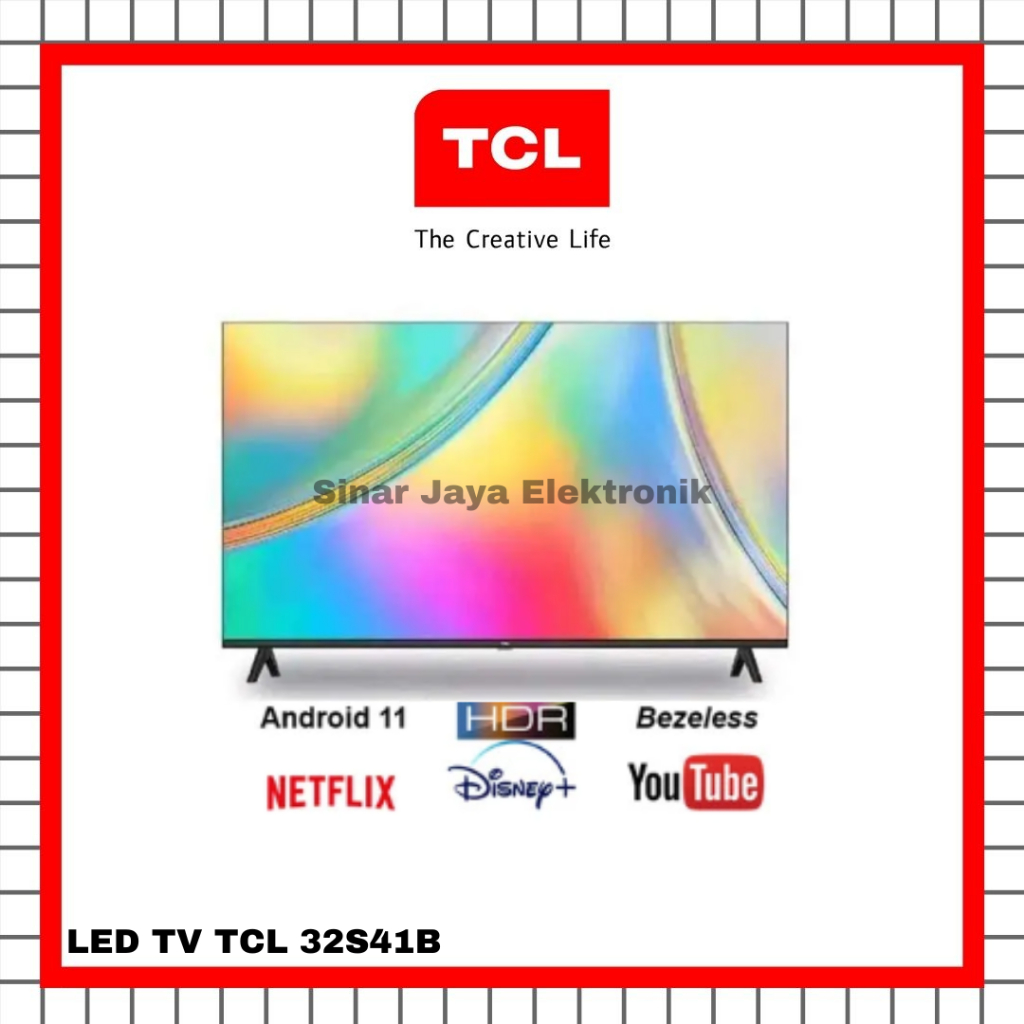 Jual LED TV TCL 32S41B 32 INCH ANDROID TV | Shopee Indonesia