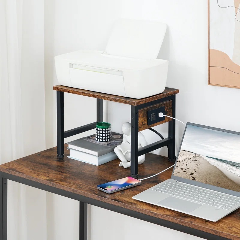 Jual Meja Print - Printer Stand Kekinian Warna Melamin Natural bahan ...