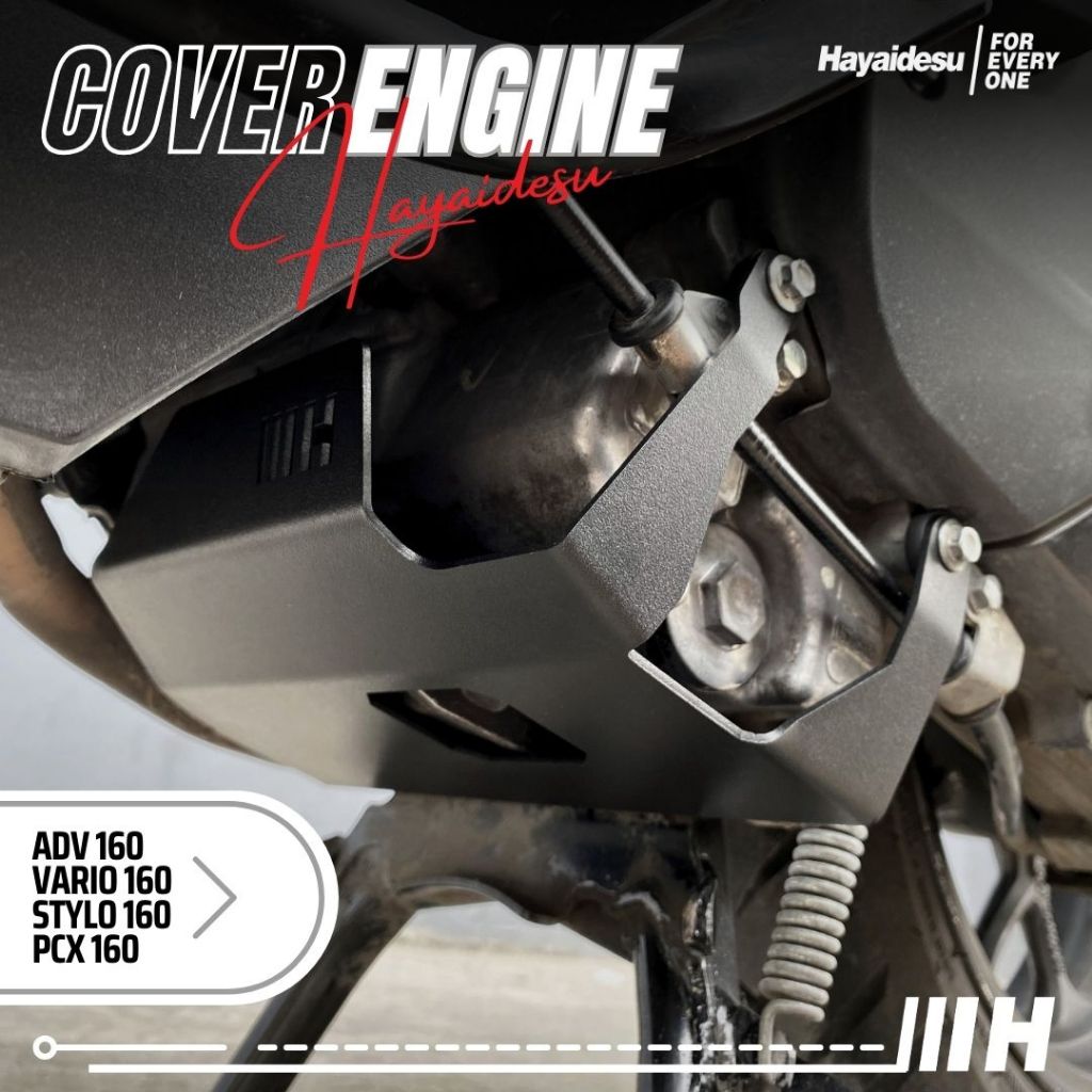 Jual Hayaidesu ENGINE COVER Pelindung Bawah Mesin Motor Honda VARIO 160, ADV160, STYLO, PCX 160 ...
