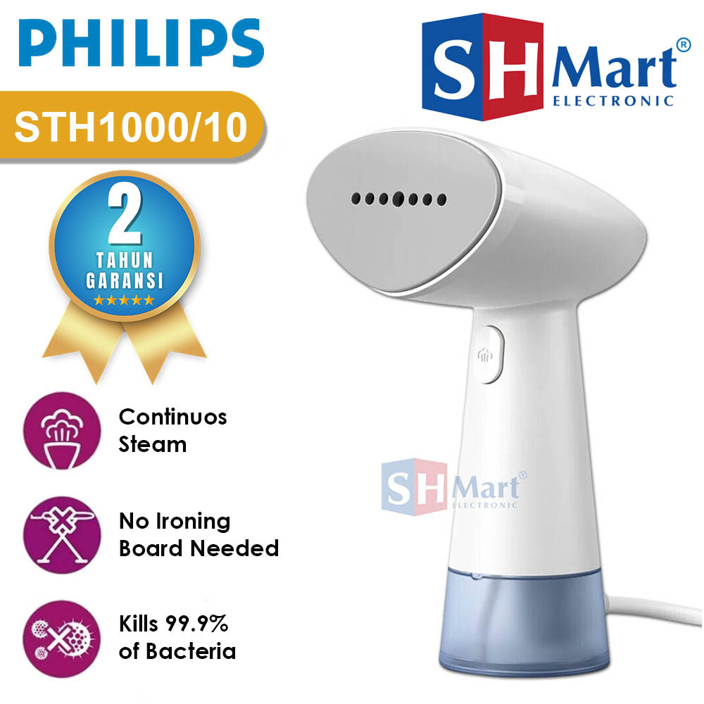 Jual SETRIKA UAP PHILIPS STH1000/10 HANDHELD GARMENT STEAMER GARANSI ...