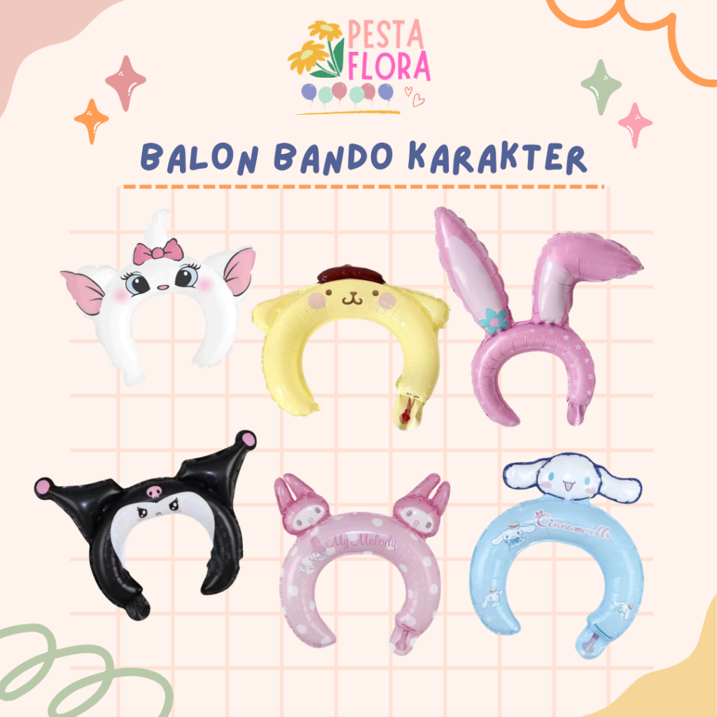 Jual Balon Bando Foil Tiup Berbagai Macam Karakter | Shopee Indonesia