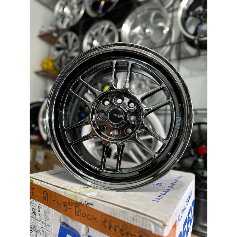Jual velg enkei rpf r15 black chrome lebar 7 et40 kondisi bary | Shopee Indonesia