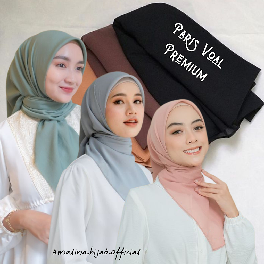 Jual Hijab Segi Empat Paris Jadul || Kerudung Paris Premium || Segiempat Paris Jadul Polos Bukan ...