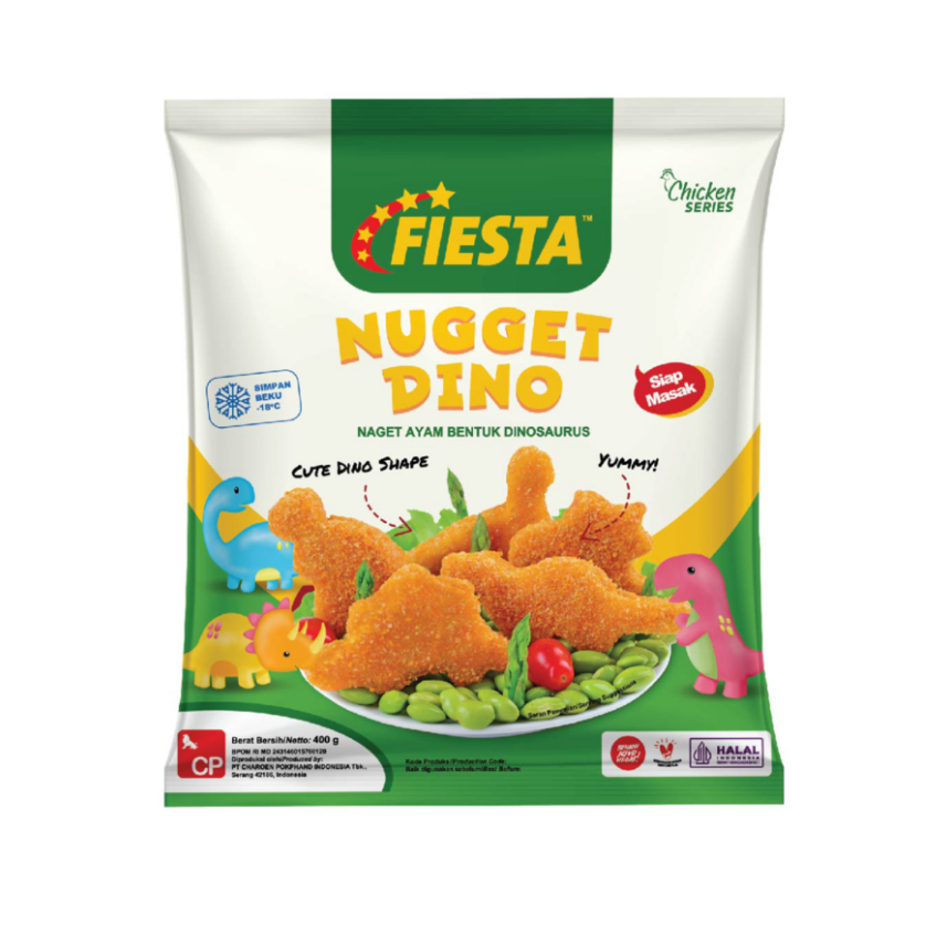 Jual FIESTA NUGGET DINO NAGET AYAM BENTUK DINOSAURUS 400GR | Shopee Indonesia