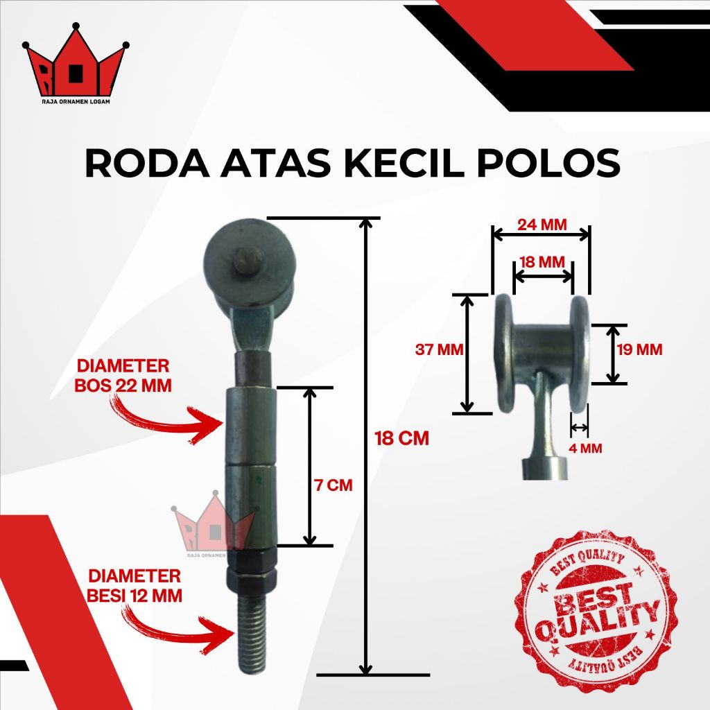 Jual Roda atas Hasky Kecil Bosching Roda henderson pintu gantung pintu ...