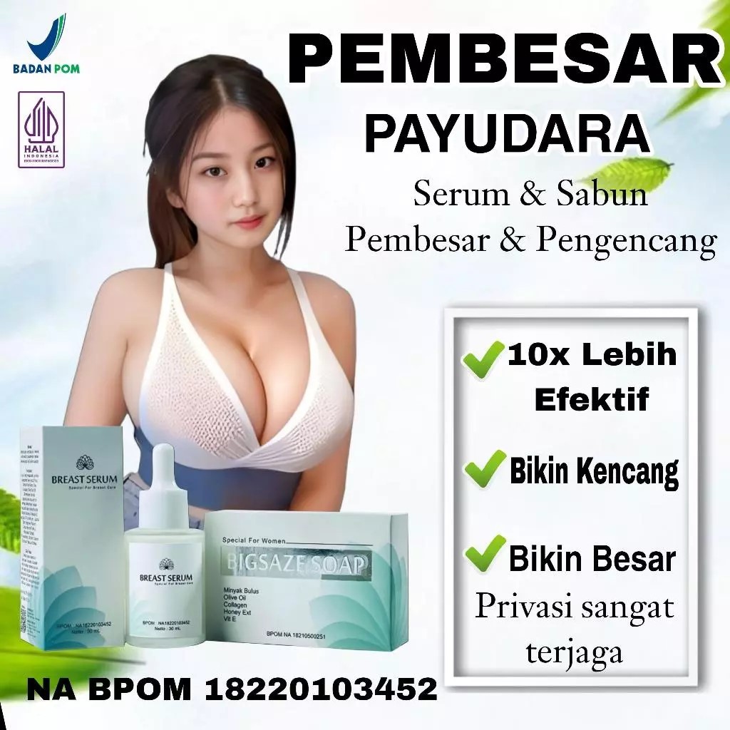 Jual Pembesar & Pengencang Payudara Ampuh Original 100% INSTACARE BIGSAZE SOAP DAN BREAST SERUM ...