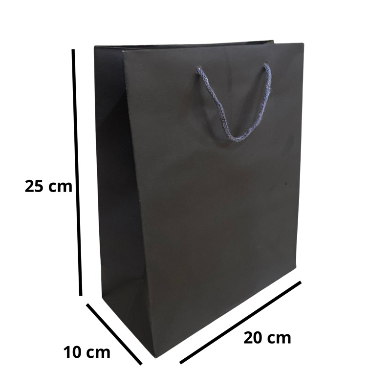 Jual Paper Bag Hitam Polos | Shopee Indonesia