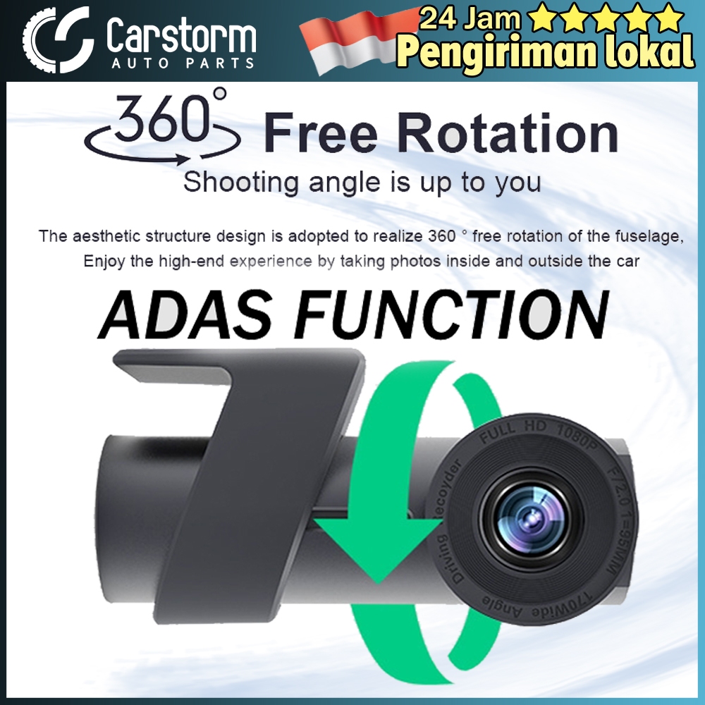Jual Carstorm ADAS Fungsi Kamera Perekam Berkendara Mobil DVR Mobil ...