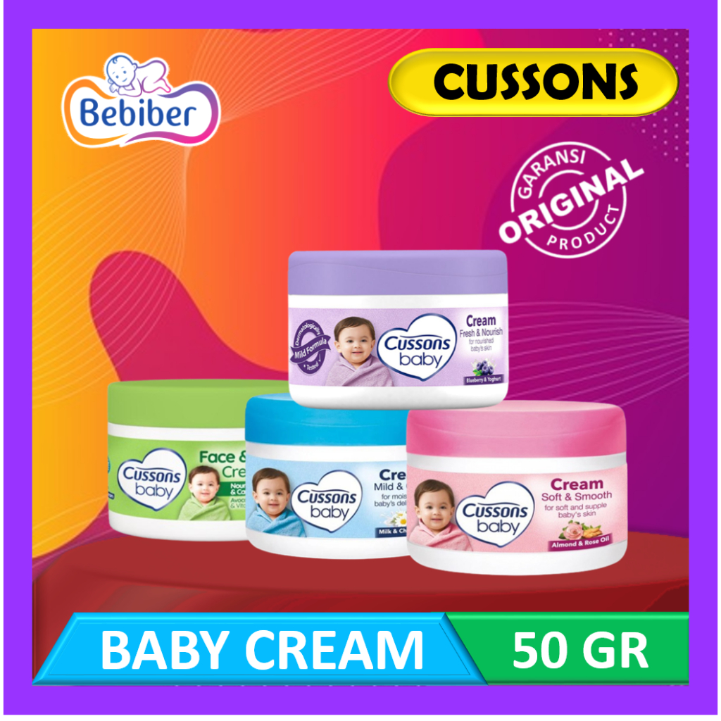 Jual Cussons Baby Cream Series Isi 50gr / Cusson Cream Pelembab Bayi / Krim Bayi / Bebiber ...