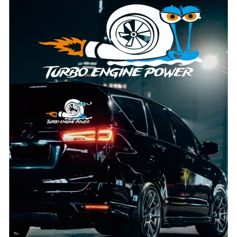 Jual stiker MOBIL TURBO ENGINE POWER | Shopee Indonesia