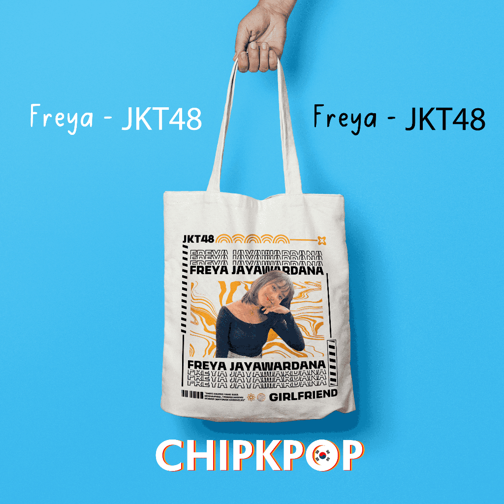 Jual [PAKET SET FREYA] [JKT48] I TOTEBAG OSHI FREYA JKT 48 FANMADE BISA COD I TOTEBAG JKT 48 ...